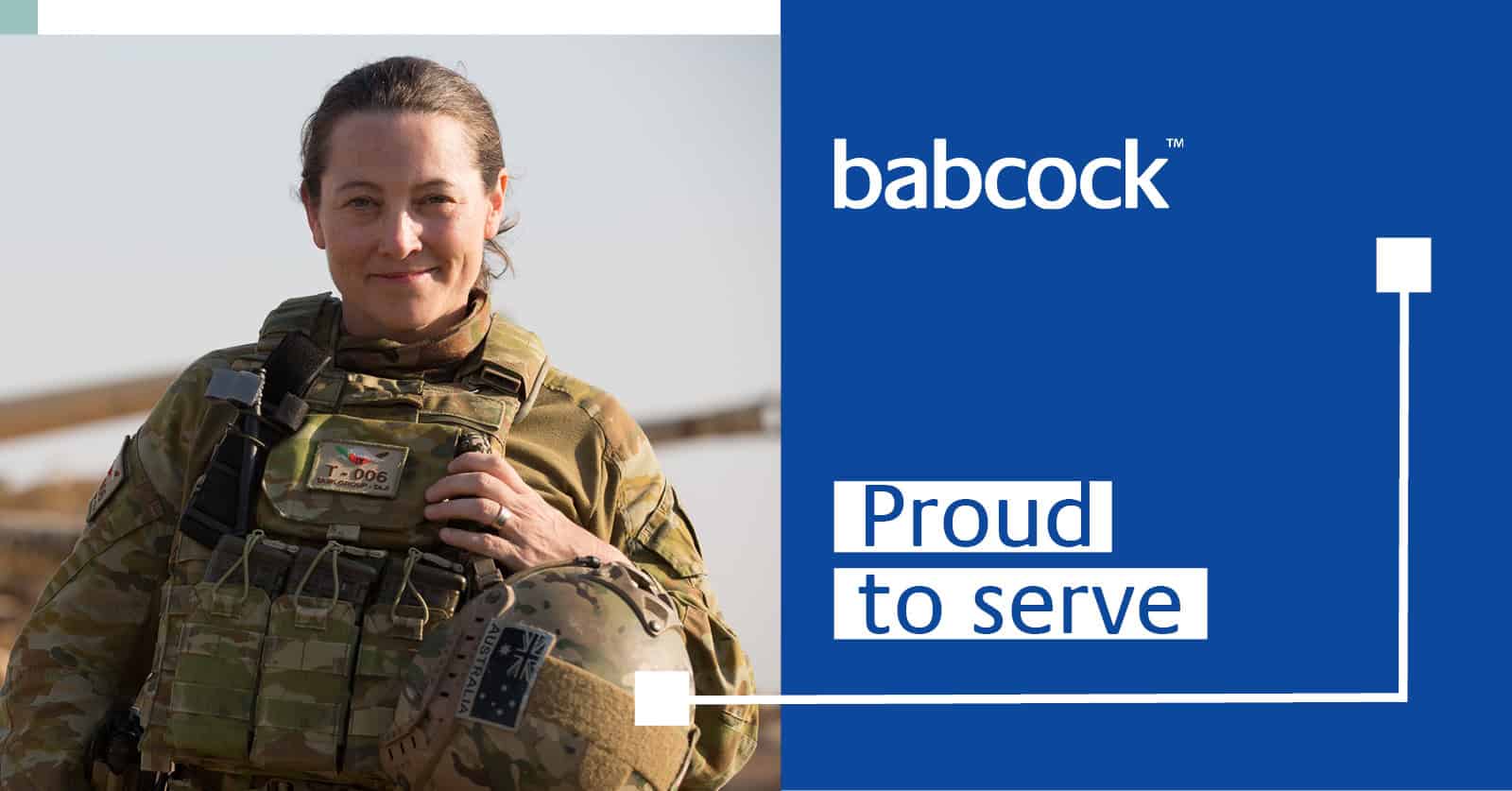 Proud to Serve - Sharon Mascall-Dare - Babcock Australasia