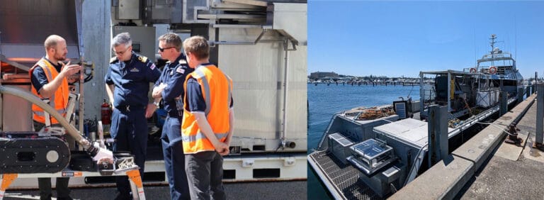 Australian capability on display as Franmarine supports HMS Anson ...